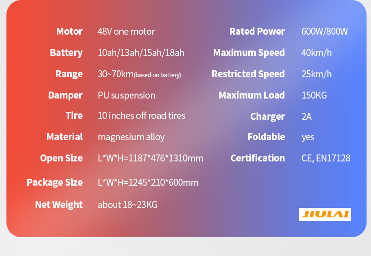 Waterproof 600W 48V 10 Inches Off Road Tire Folding Electric Scooter ...